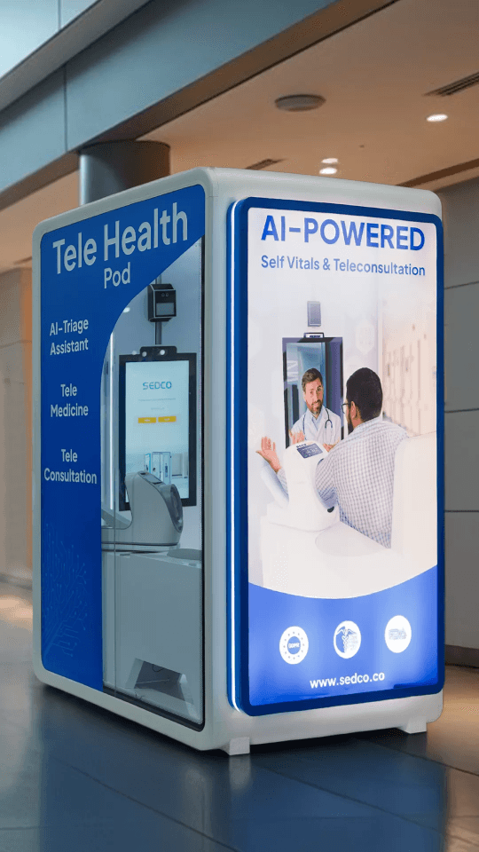 Telehealth Pod by SEDCO | Accessible Healthcare Anywhere